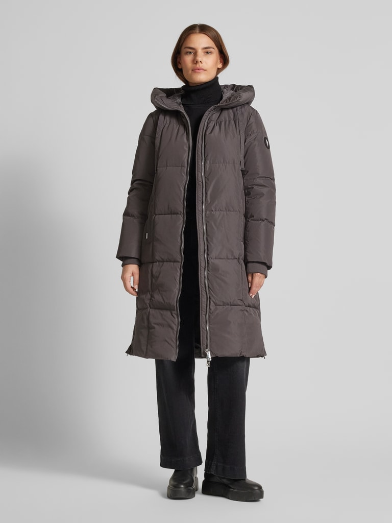 Kup online MOS MOSH Płaszcz pikowany ze stójką model ‘Nova’ (ciemnoszary)