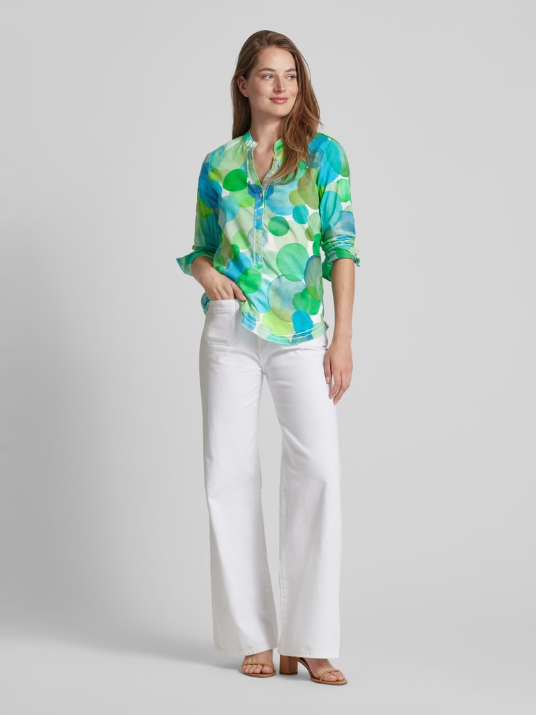 Emily Van den Bergh Bluse im Allover-Look (gruen) online kaufen