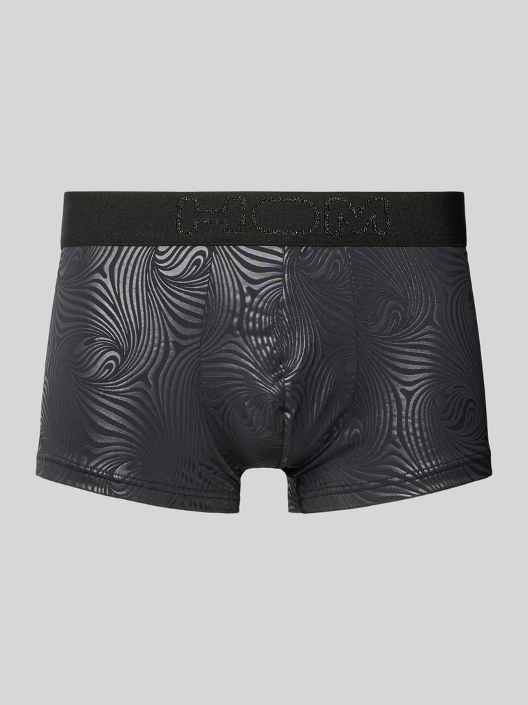 HOM Trunks mit Allover-Muster Modell 'OSLO' (black) online kaufen
