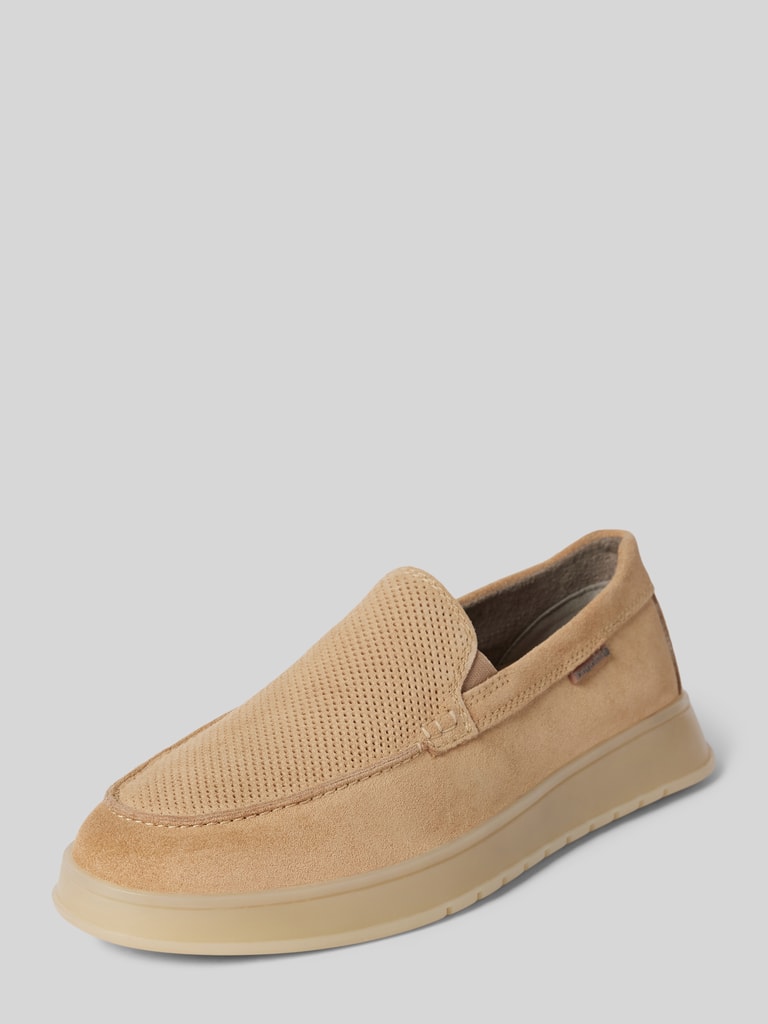 bugatti Lederloafer mit Label-Detail Modell 'Fiero' (beige) online kaufen