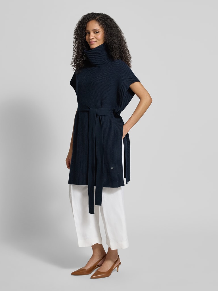 BOSS regular fit poncho van zuivere scheerwol model 'FAVANDA' in ...