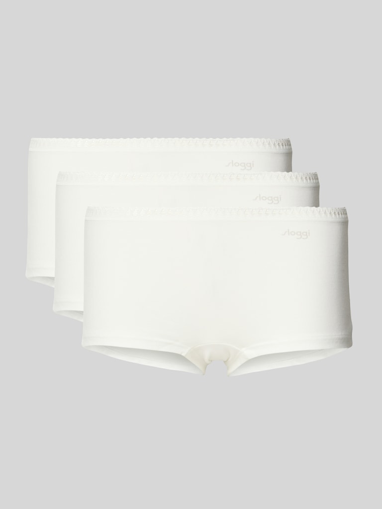Sloggi Pants mit Label-Print im 3er-Pack Modell 'GO Crush' (offwhite ...