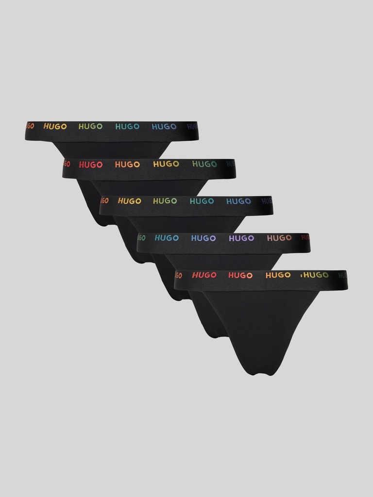 HUGO String mit elastischem Bund Modell 'RAINBOW' (black) online kaufen