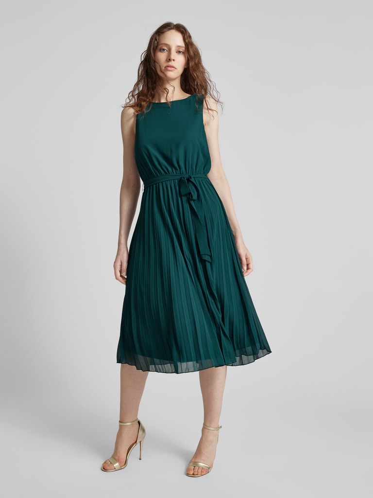 Apricot Midi-jurk met strikceintuur in groen online kopen | P&C