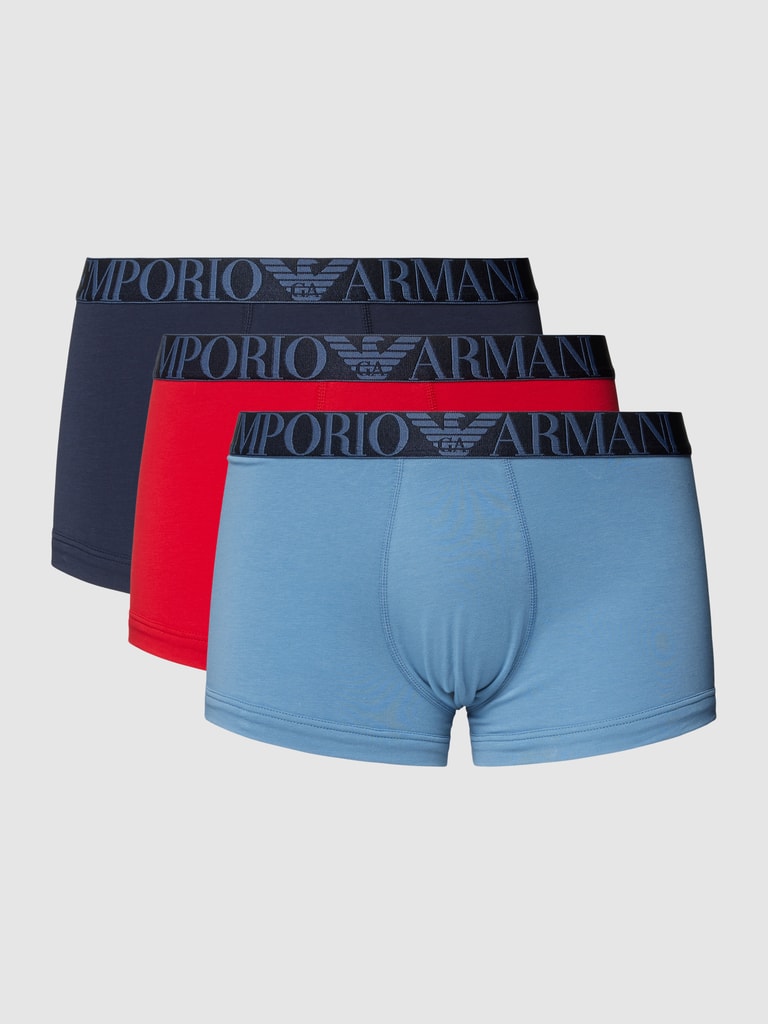 Emporio Armani Trunks im 3er-Pack mit elastischem Logo-Bund Modell ...