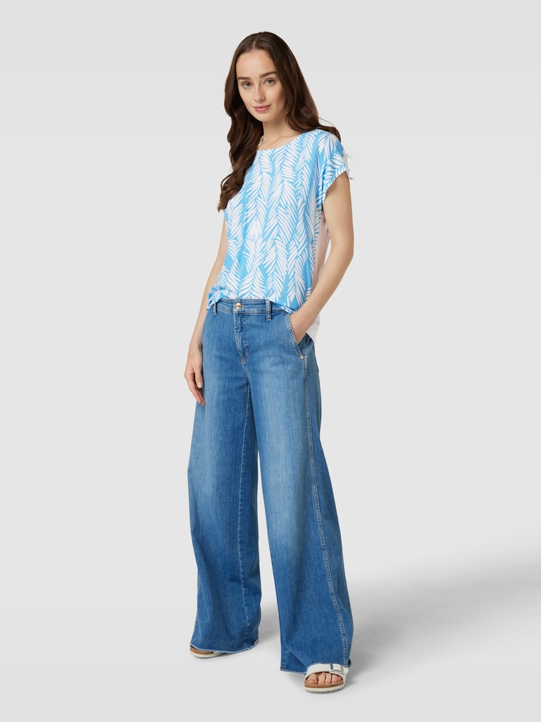 More & More T-Shirt mit Allover-Print (hellblau) online kaufen