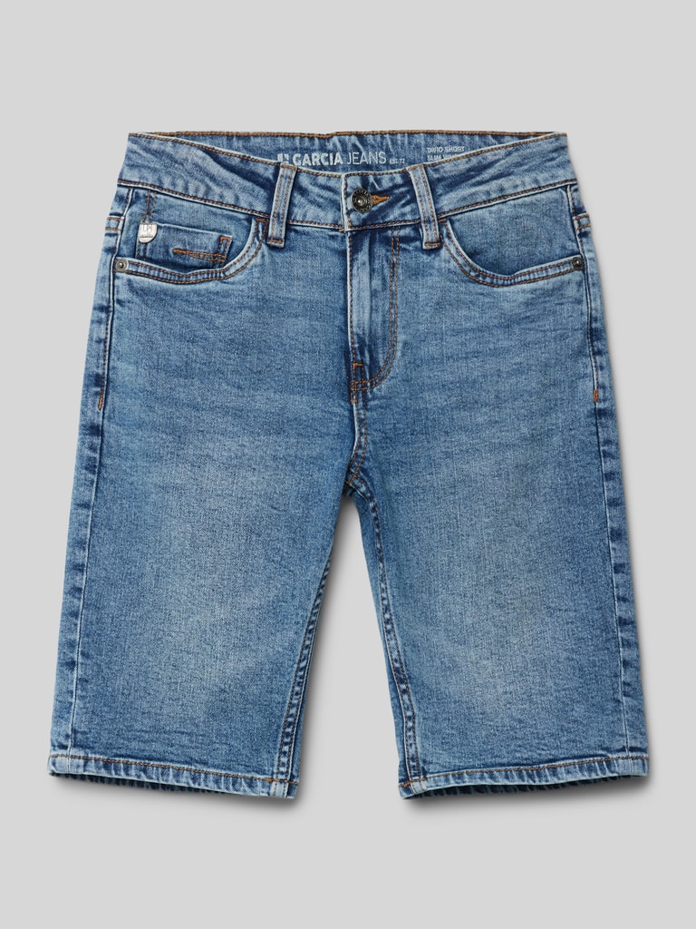 Garcia Bermuda in 5-pocketmodel in blauw online kopen | P&C