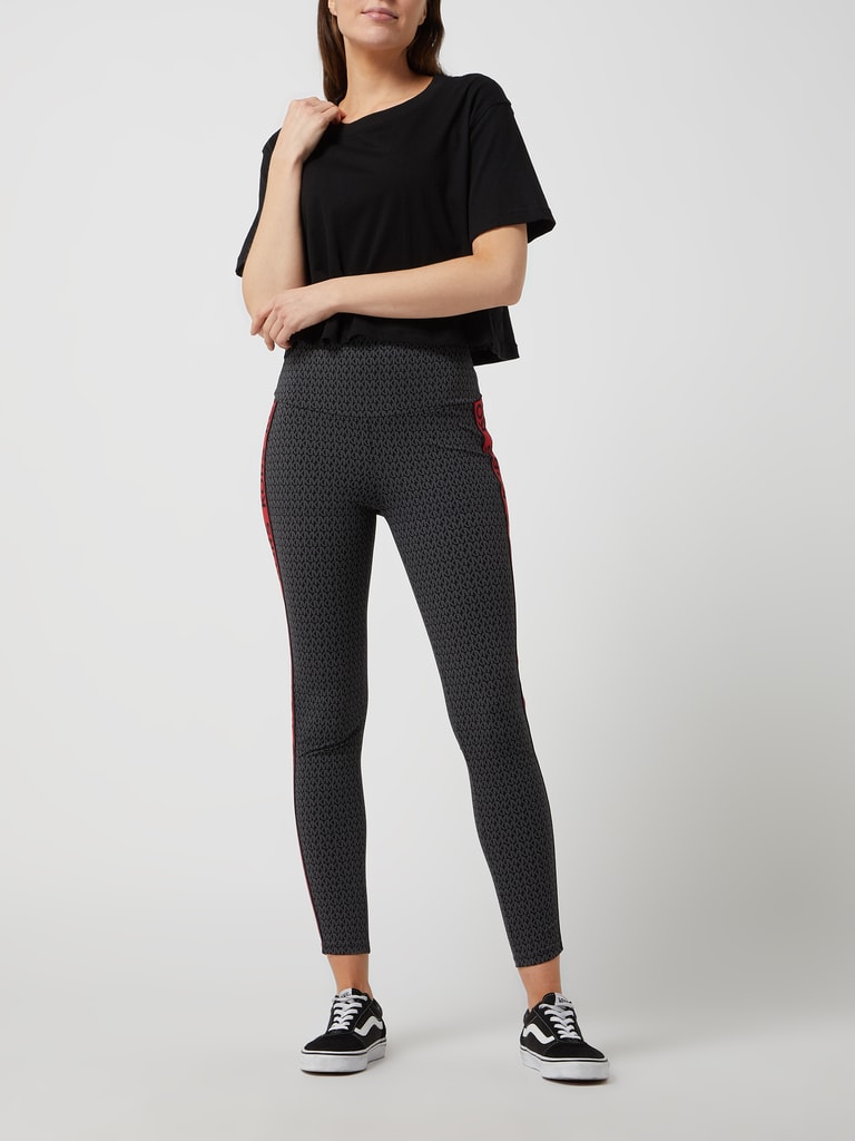 MICHAEL Michael Kors Leggings mit Logo-Muster (anthrazit) online kaufen