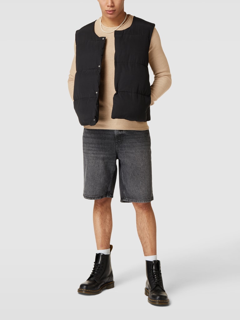 !Solid Gebreide pullover met structuurmotief, model 'JARAH' in zand online kopen | P&C