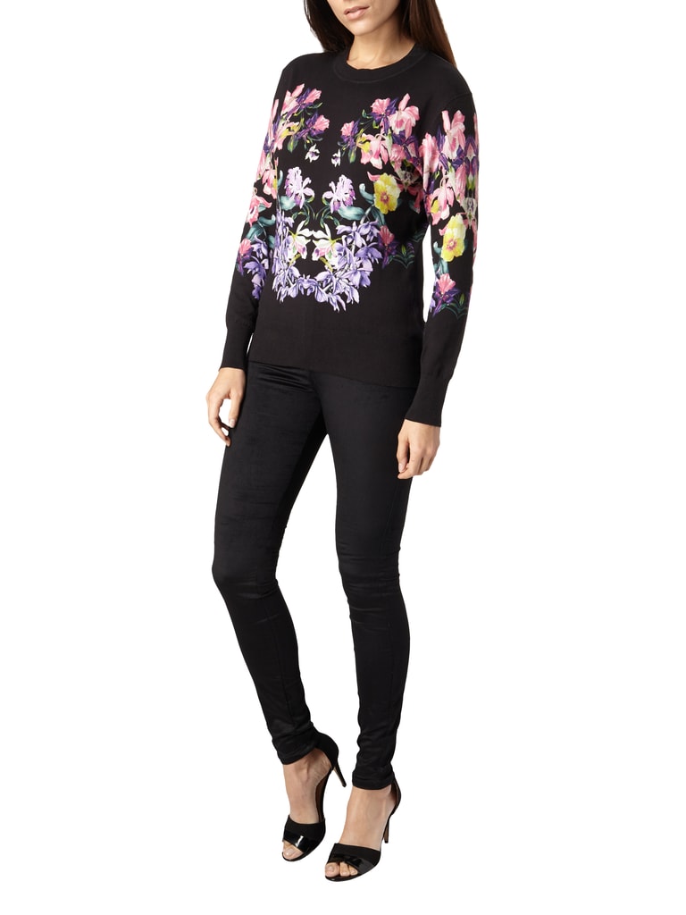 Ted Baker Pullover mit floralem Muster (marine melange) online kaufen