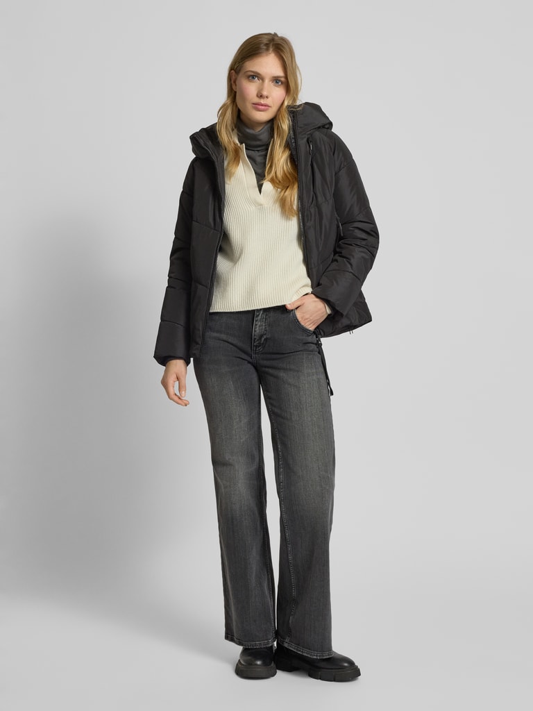 Kup online khujo Kurtka pikowana z kapturem model ‘ALESS’ (czarny)