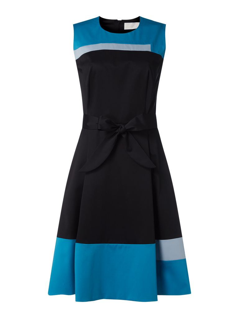 BOSS Kleid mit Taillengürtel Modell 'Dadesa' (marine) online kaufen