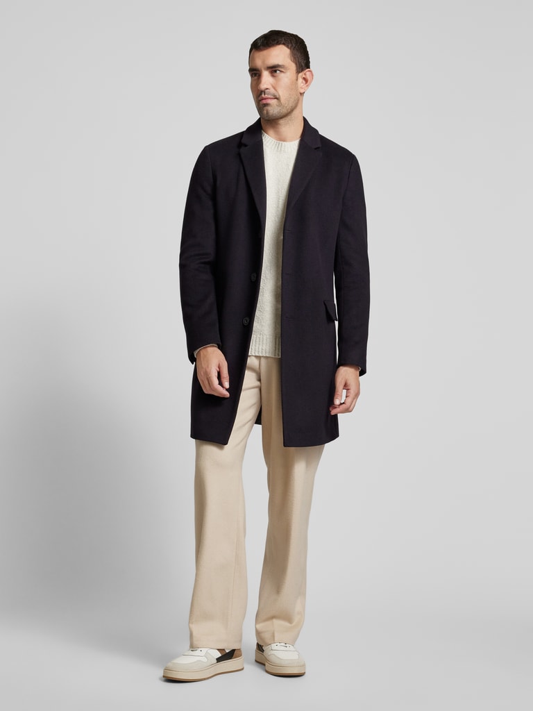HUGO Regular Fit Mantel aus reinem Kaschmir Modell 'MIGOR' (marine ...