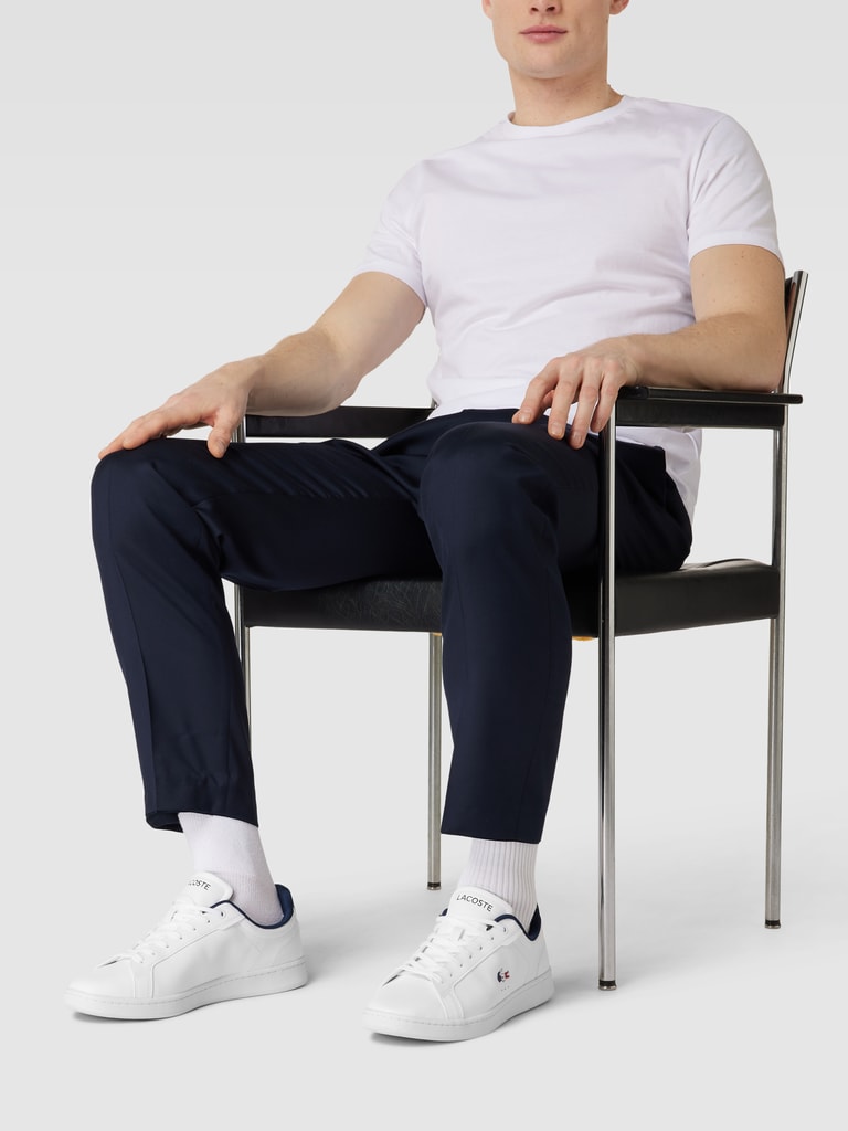 Lacoste Sneaker mit Label-Details Modell 'CARNABY' (weiss) online kaufen