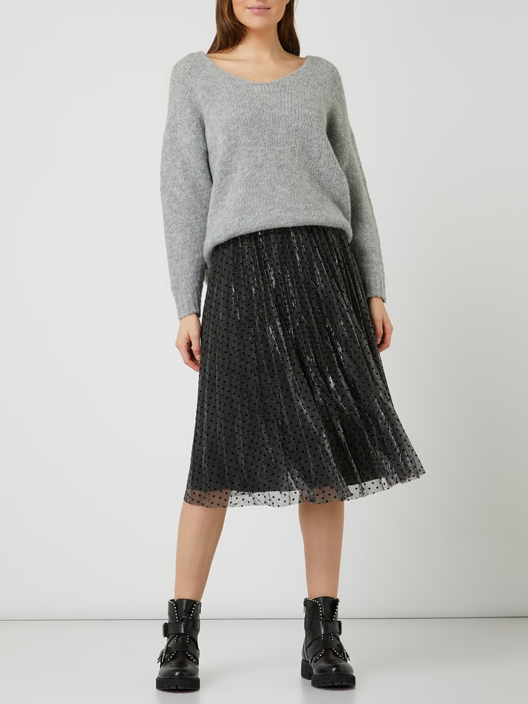 Jake*s Cocktail Rok met plissévouwen in zwart online kopen | P&C