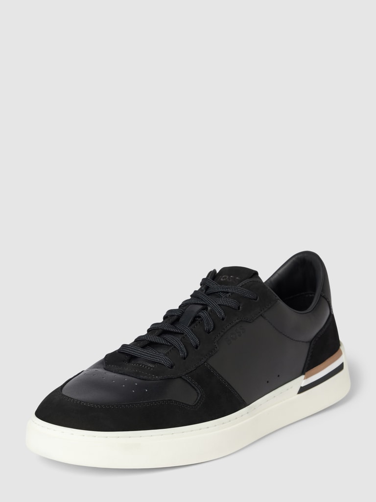BOSS Sneaker aus Leder mit Schnürung (black) online kaufen