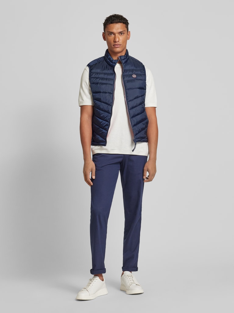 Jack & Jones Steppweste mit Label-Badge Modell 'HERO' (dunkelblau ...