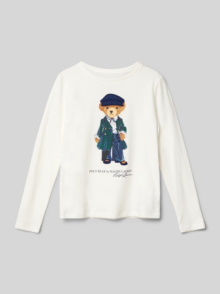 Polo Ralph Lauren Teens Longsleeve mit Polo Bear Print Modell 'BEAR ...