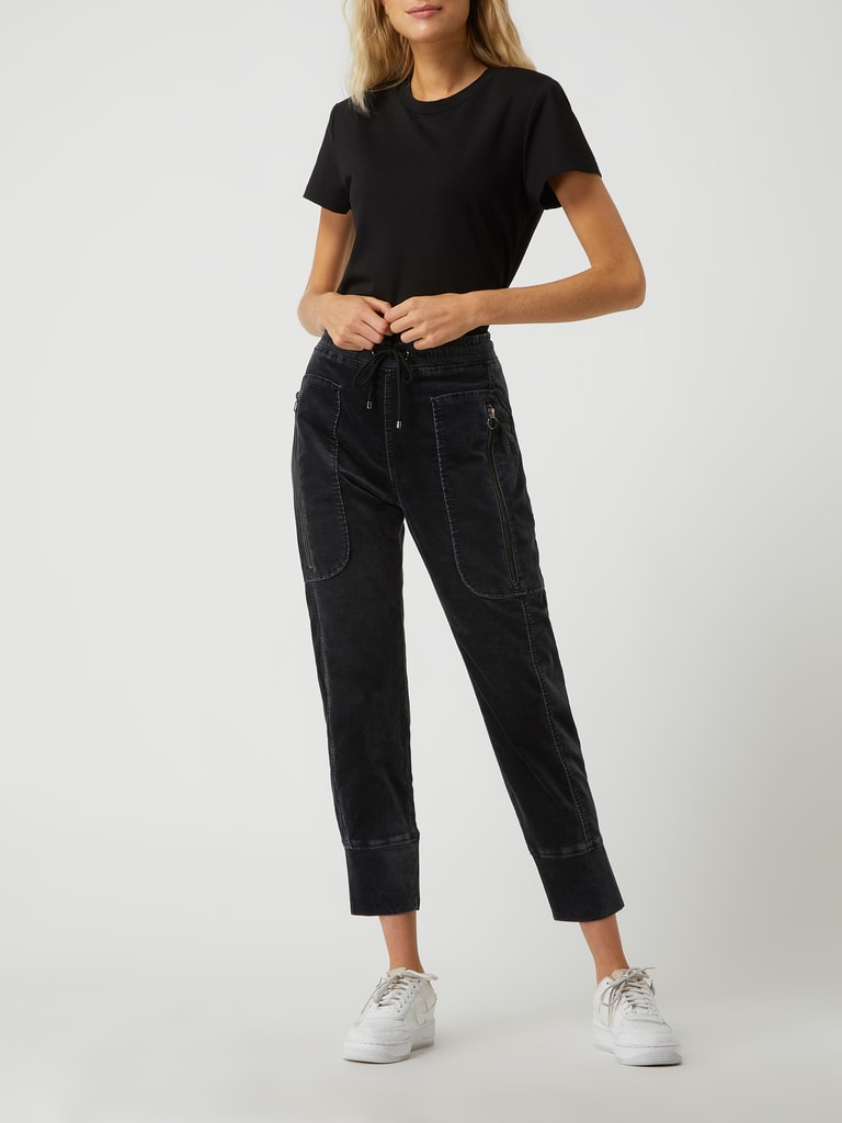 MAC Schlupfhose mit Stretch-Anteil Modell 'Future' (dunkelgrau) online kaufen