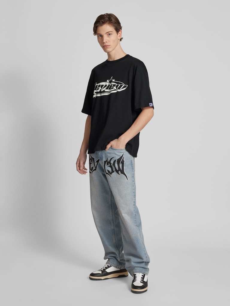 REVIEW T-Shirt mit Label-Print (black) online kaufen