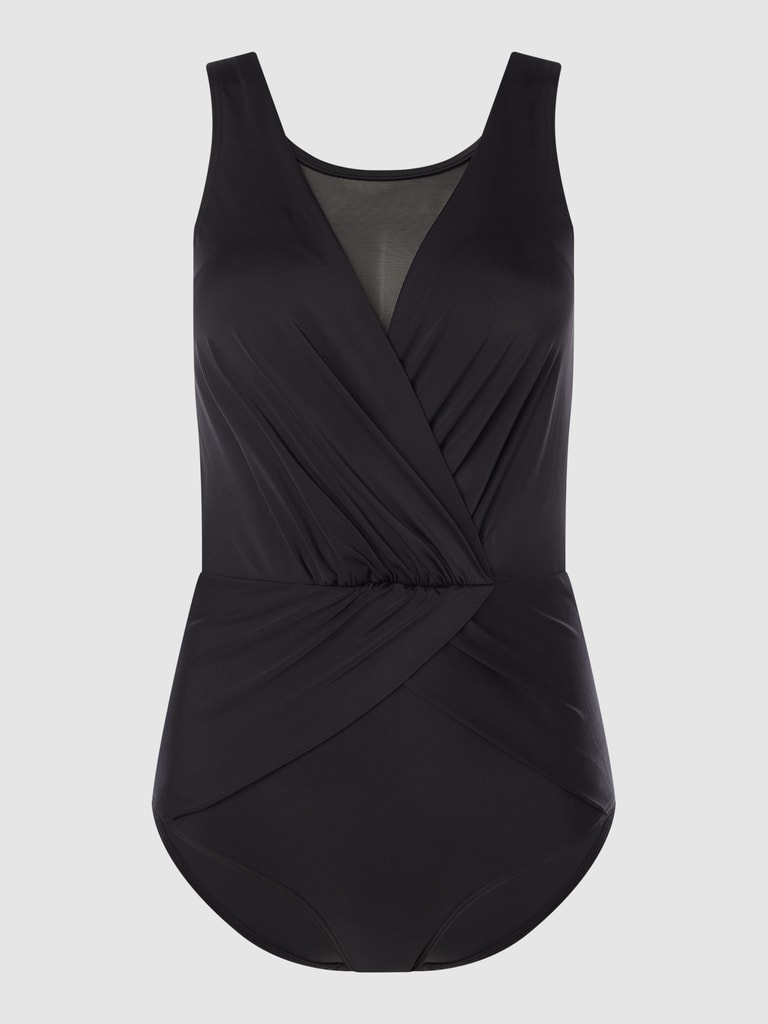 LASCANA PLUS SIZE badpak met gewatteerde cups in zwart online kopen | P&C