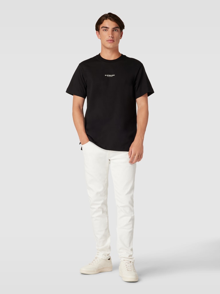 G-Star Raw Slim fit jeans met stretch, model '3301' in offwhite online ...
