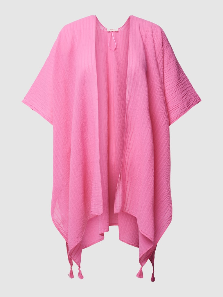 s.Oliver RED LABEL Poncho mit Streifenmuster (pink) online kaufen