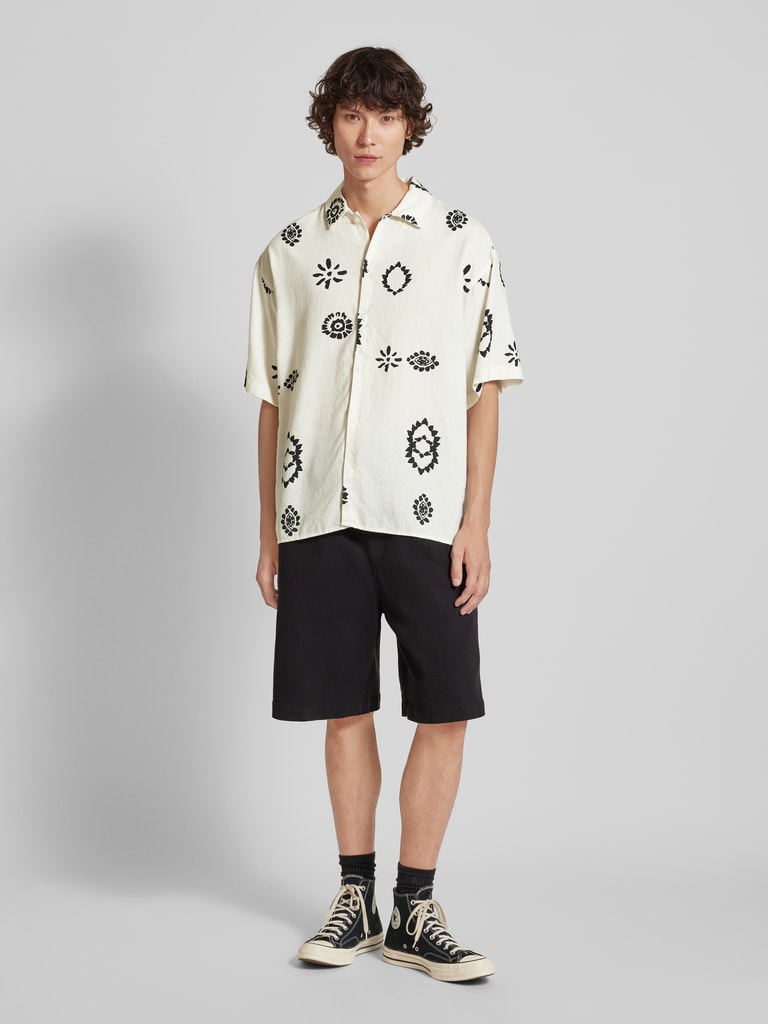 Jack & Jones Regular Fit Freizeithemd aus Leinen-Viskose-Mix Modell ...