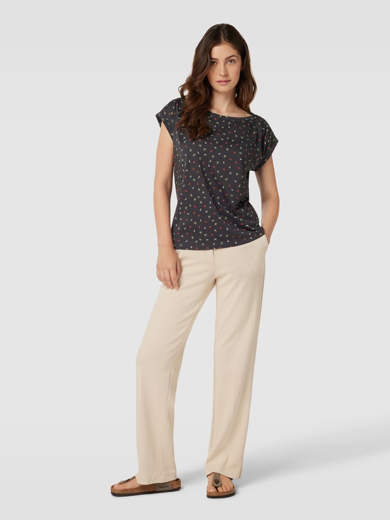 Esprit T-Shirt mit Allover-Print (anthrazit) online kaufen