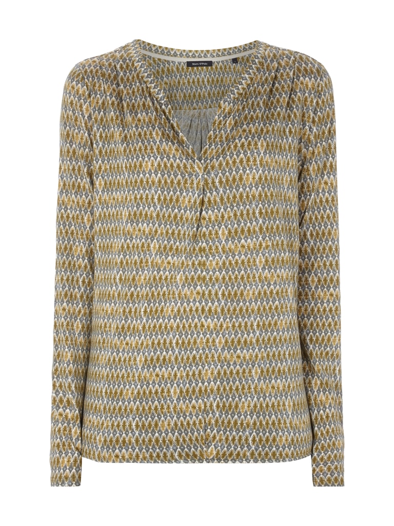 Marc O'Polo Shirt mit Allover-Muster (grass) online kaufen