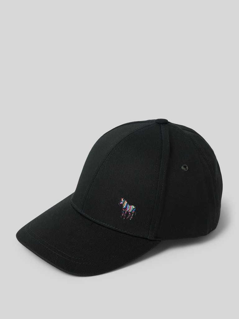 PAUL SMITH Cap mit Label-Detail Modell 'ZEBRA' (black) online kaufen