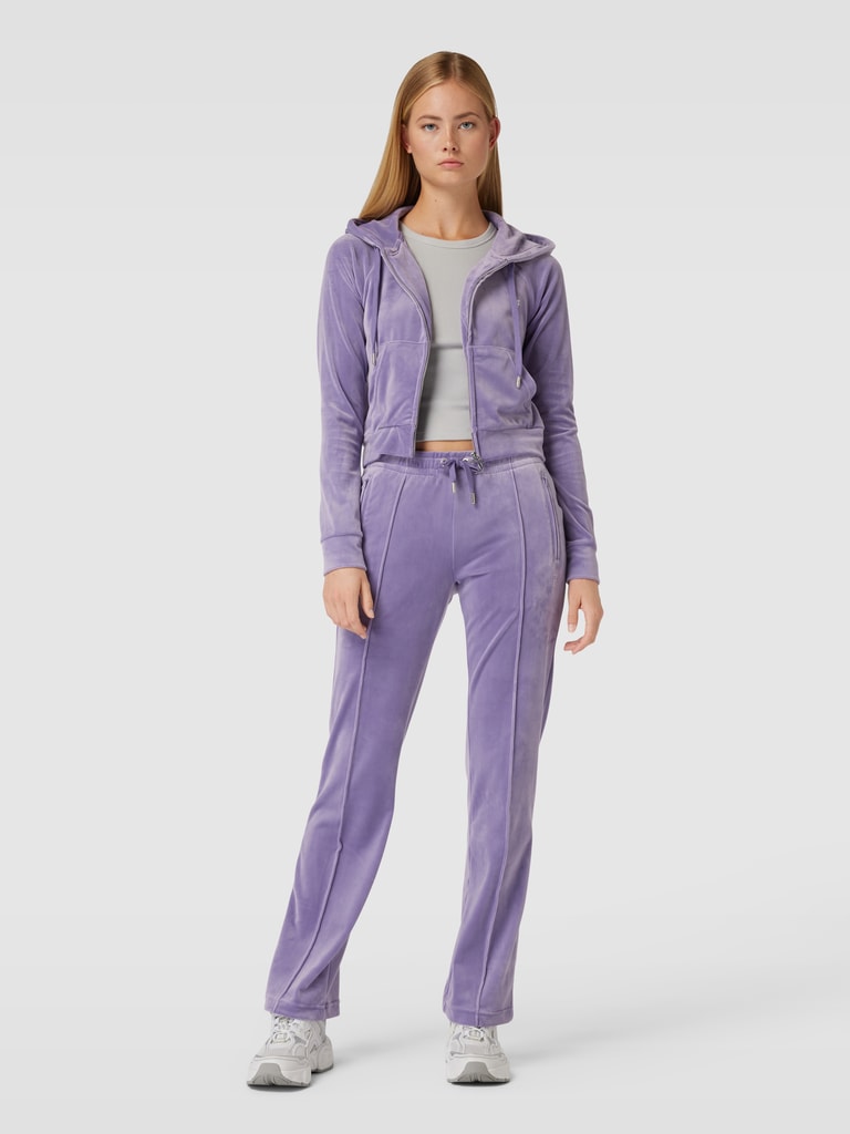 Juicy Couture Sweatpants met strass-steentjes, model 'TINA' in lila ...