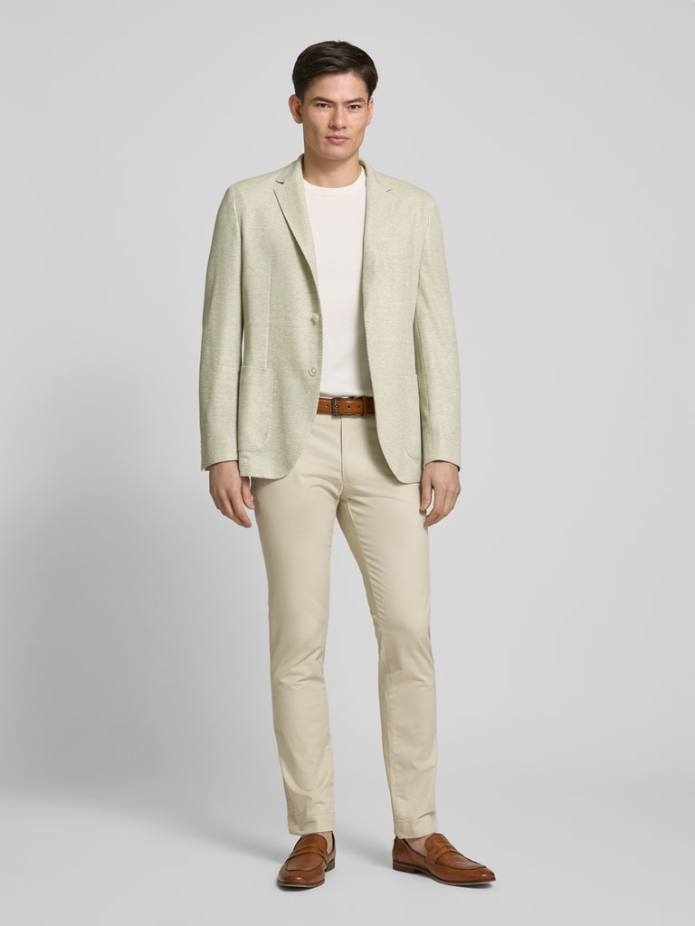 BOSS Slim Fit Sakko aus Leinen-Mix mit Baumwoll-Anteil Modell 'Jaye' (lind) online kaufen