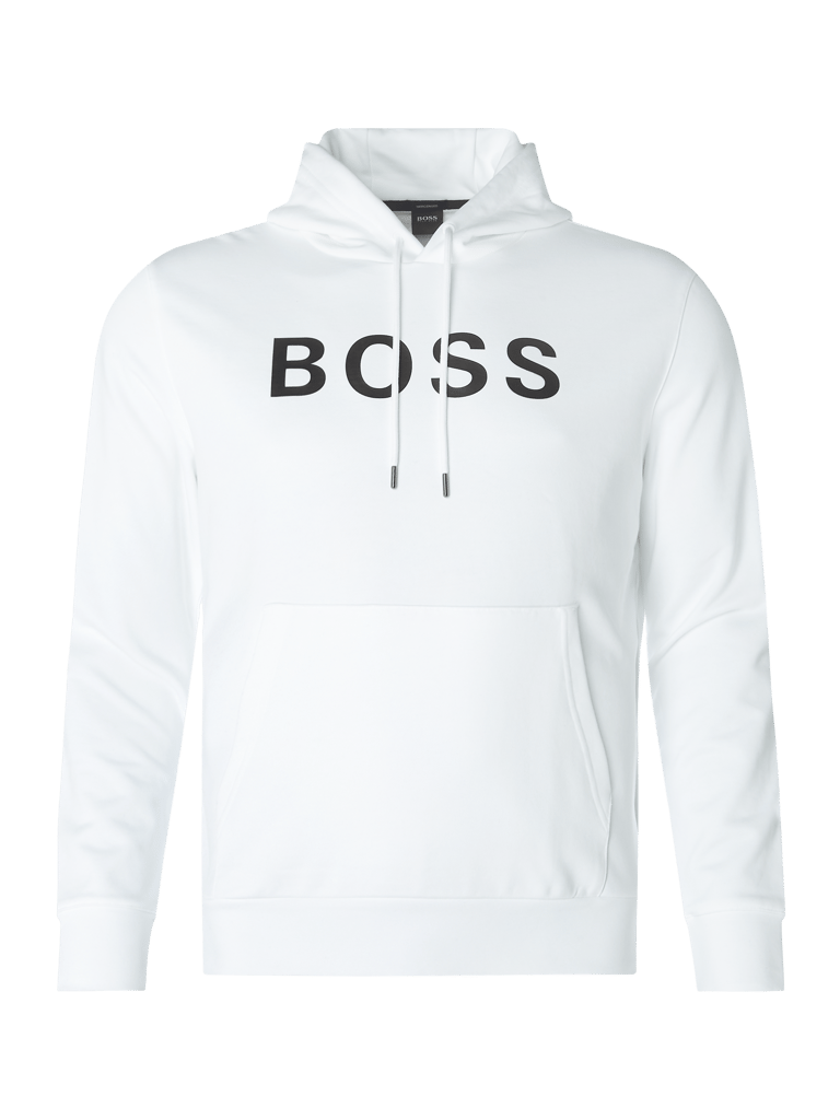 BOSS Hoodie mit Logo-Print Modell 'Seeger' (weiss) online kaufen