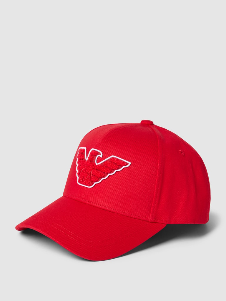 Emporio Armani Basecap mit Label-Detail (rot) online kaufen