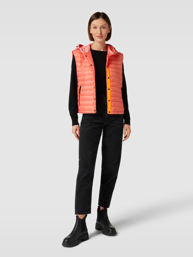 FIRE + ICE Gilet met steekzakken opzij, model 'KANYA' in abrikoos ...