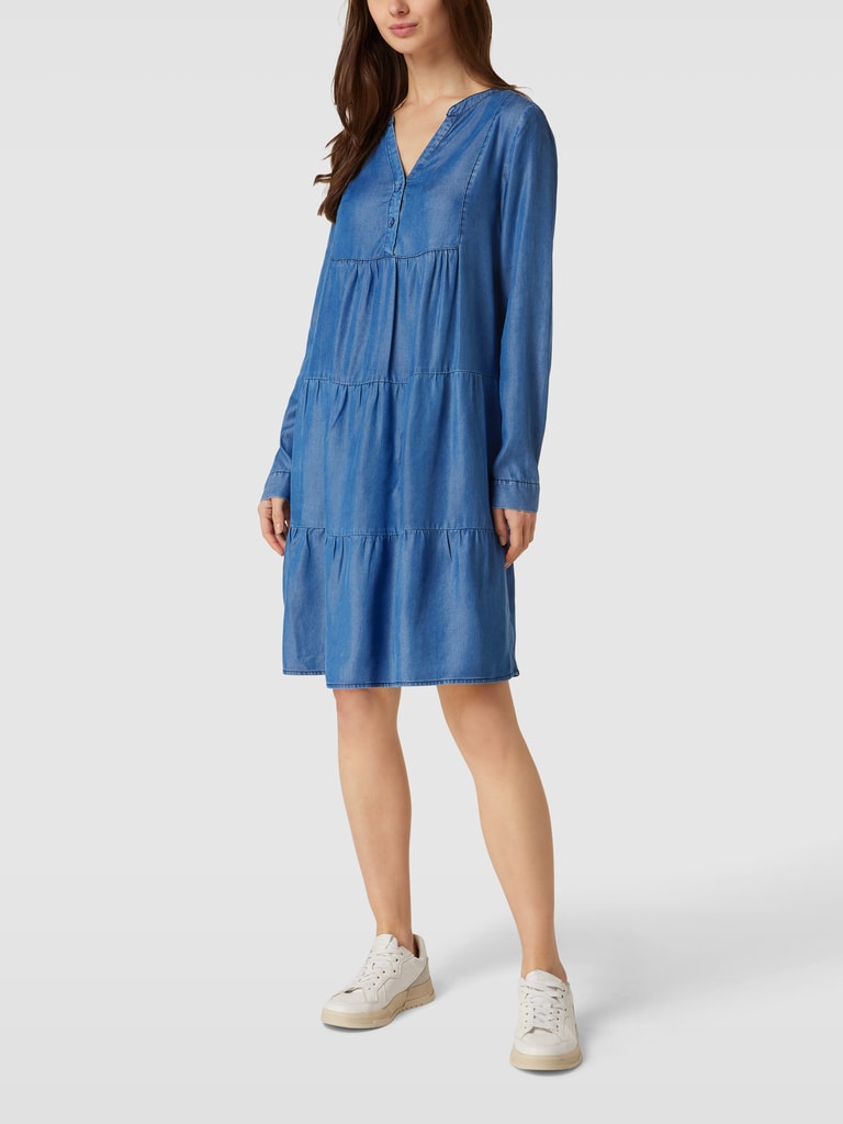 Milano Italy Jeanskleid mit Volants (jeansblau) online kaufen