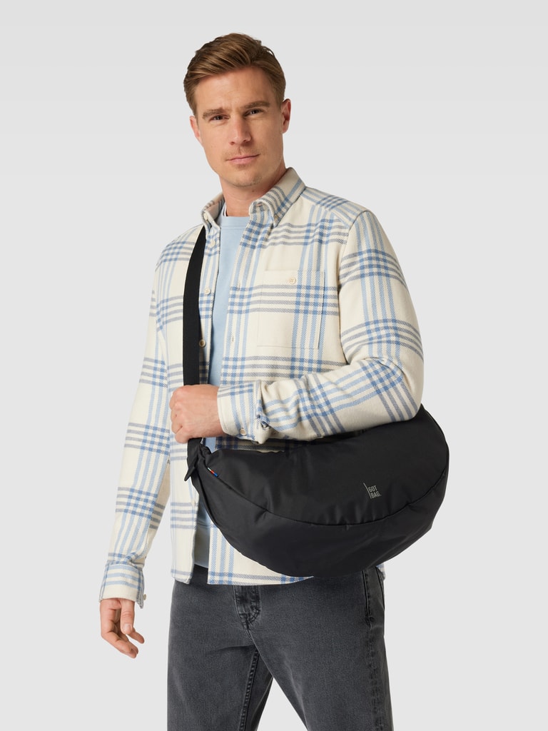 Gotbag Umhängetasche mit Label-Print Modell 'MOON' (black) online kaufen