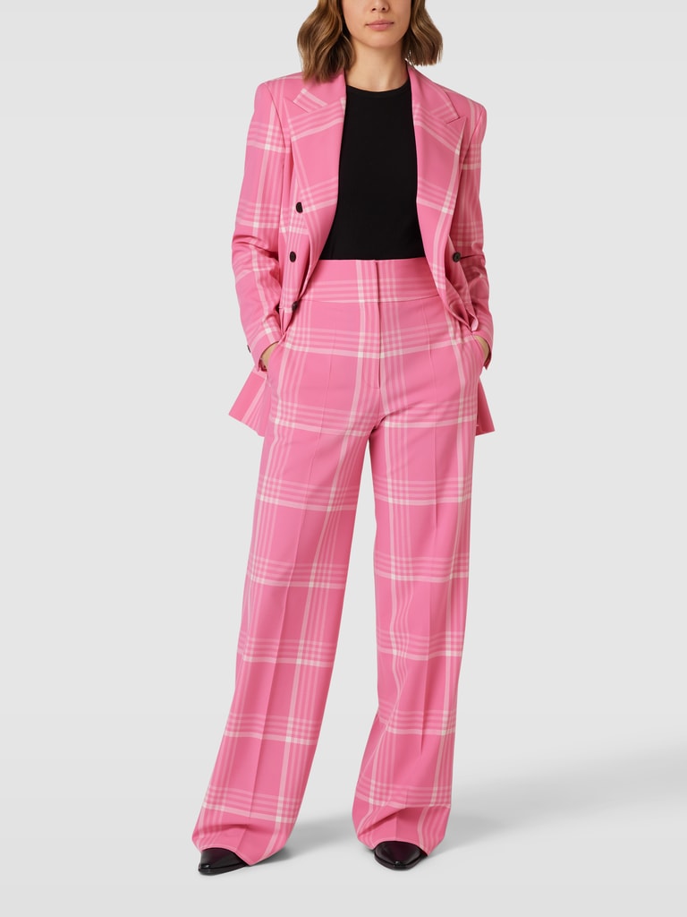 HUGO Hose mit Allover-Muster Modell 'Himia' (pink) online kaufen