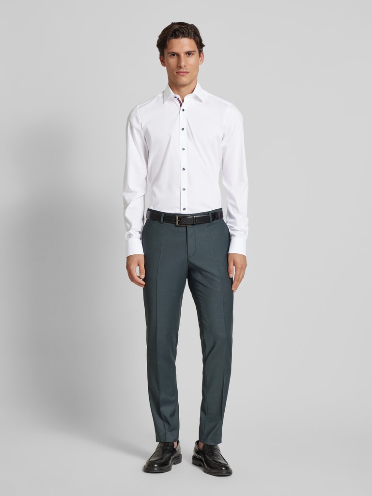 OLYMP Level Five Slim Fit Businesshemd mit extra langem Arm (weiss ...