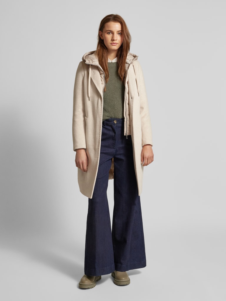 s.Oliver RED LABEL Regular Fit Mantel im Materialmix mit herausnehmbarem Einsatz (beige) online ...