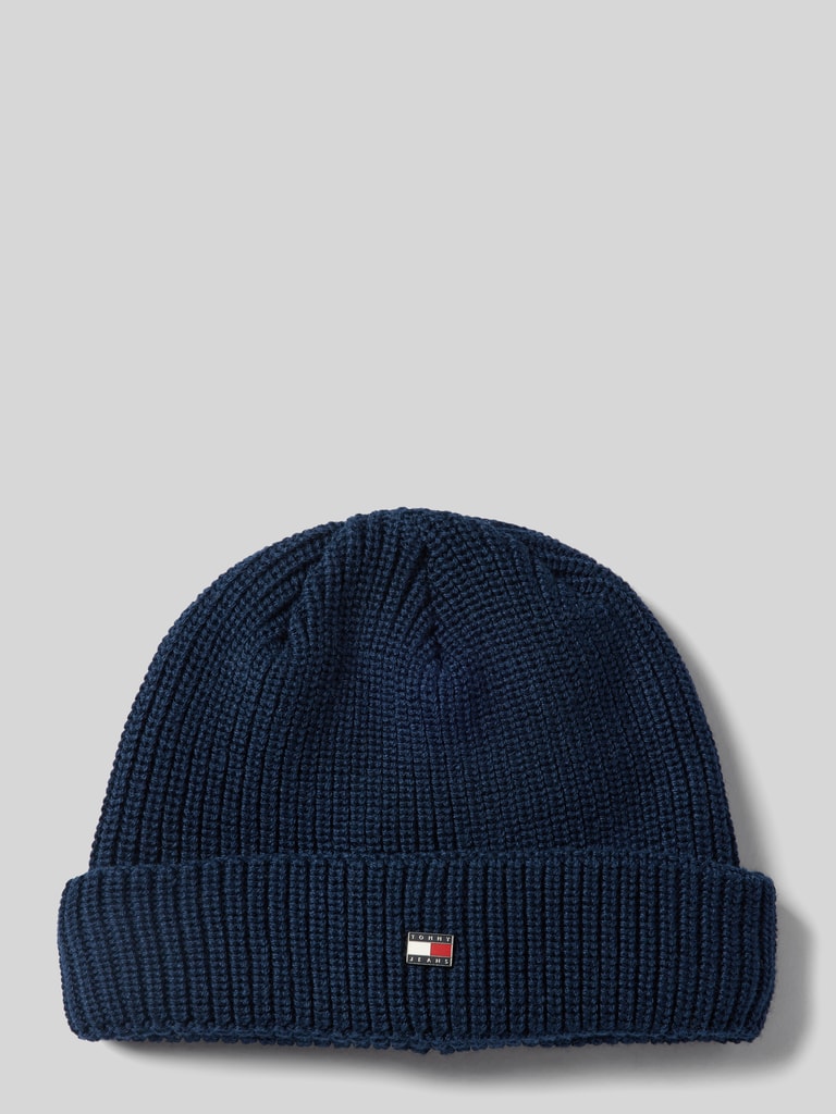 Tommy Jeans Muts met logostitching in blauw online kopen | P&C