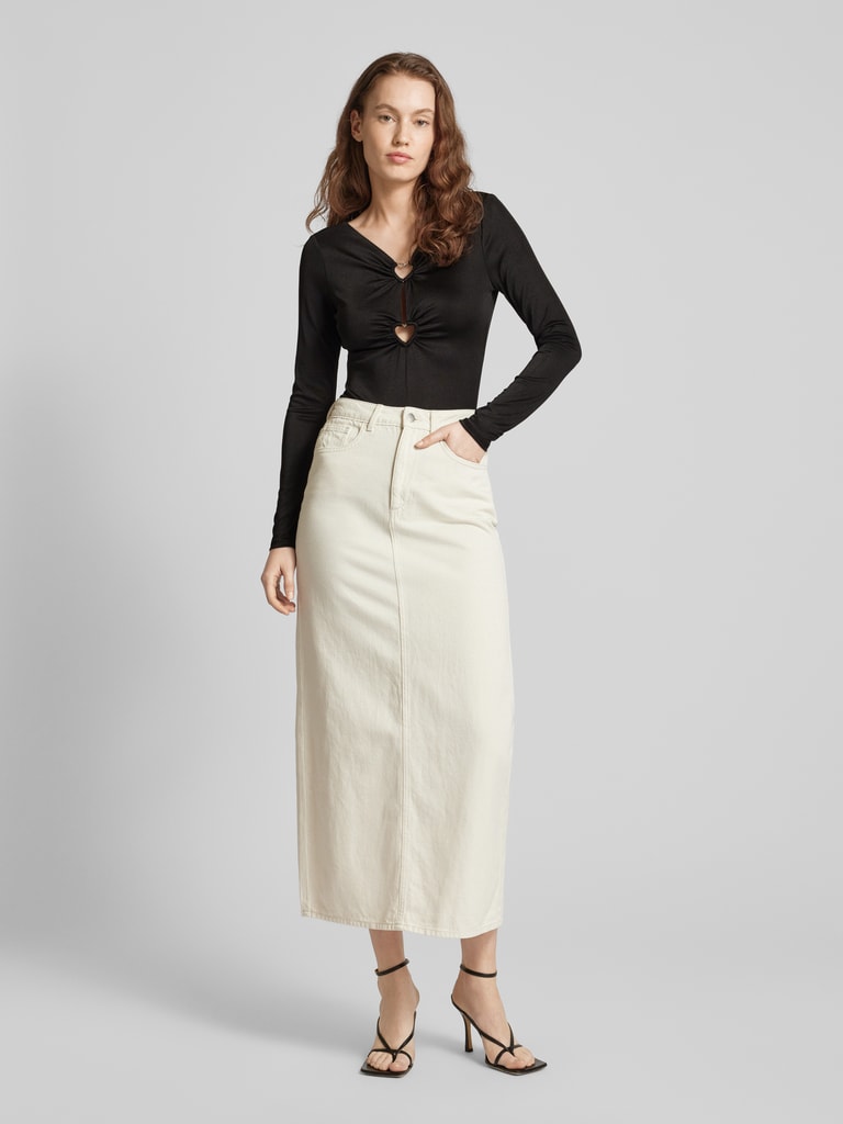 Guess Body in unifarbenem Design mit Cut Outs Modell 'ALLURA' (black ...