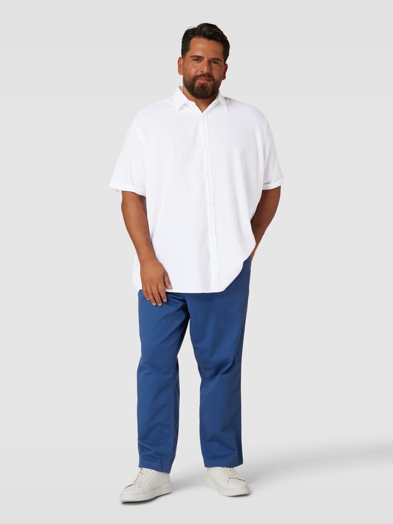 S.Oliver Plus PLUS SIZE Freizeithemd mit Streifenmuster (weiss) online ...