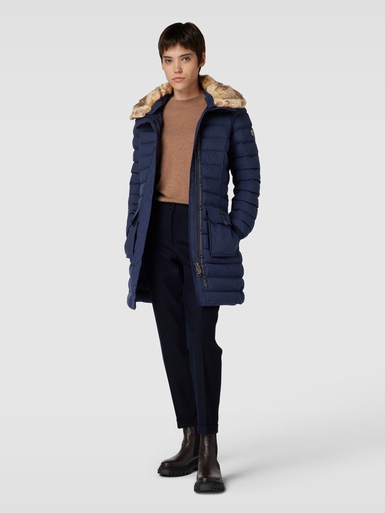 Wellensteyn Functioneel jack met imitatiebont, model 'ABENDSTERN' in marineblauw online kopen | P&C