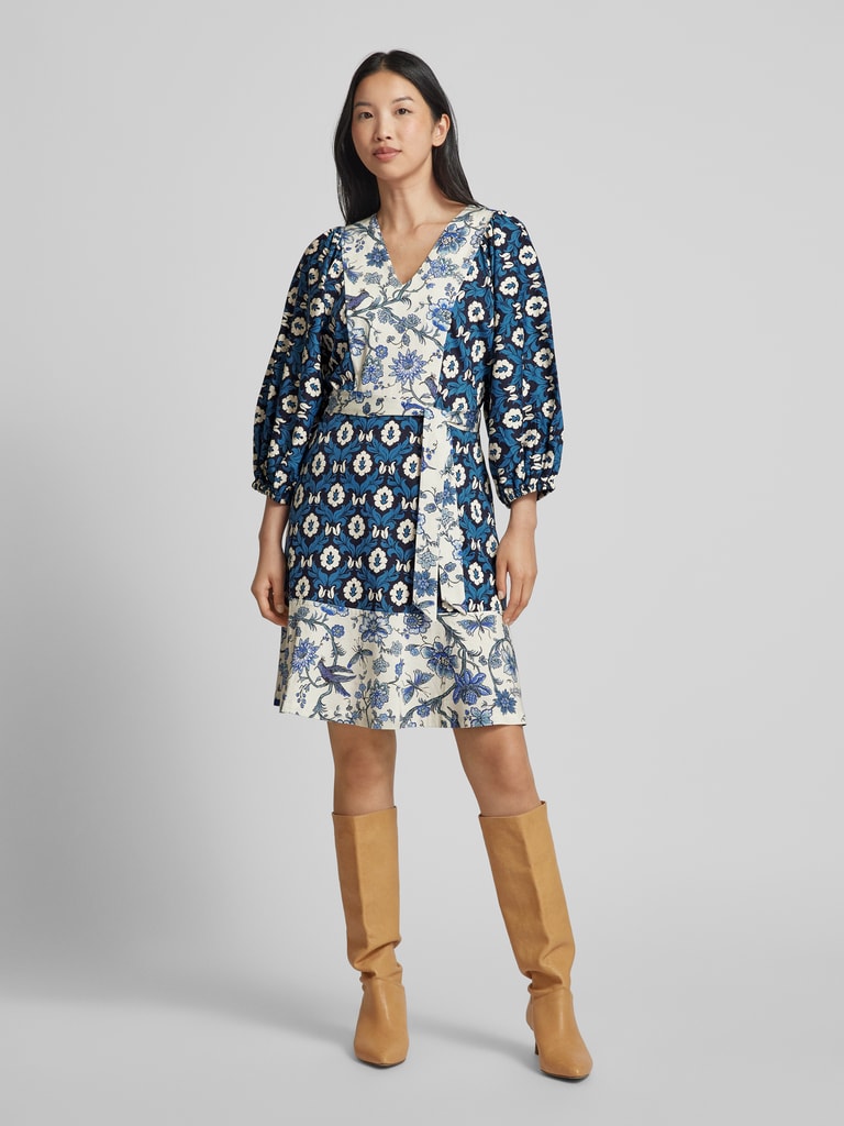 Weekend Max Mara Knielanges Kleid mit Bindegürtel Modell 'VIRGOLA ...