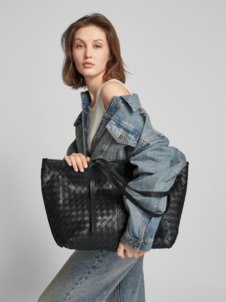 Marc O'Polo Shopper in unifarbenem Design Modell 'SEIJA' (black) online ...