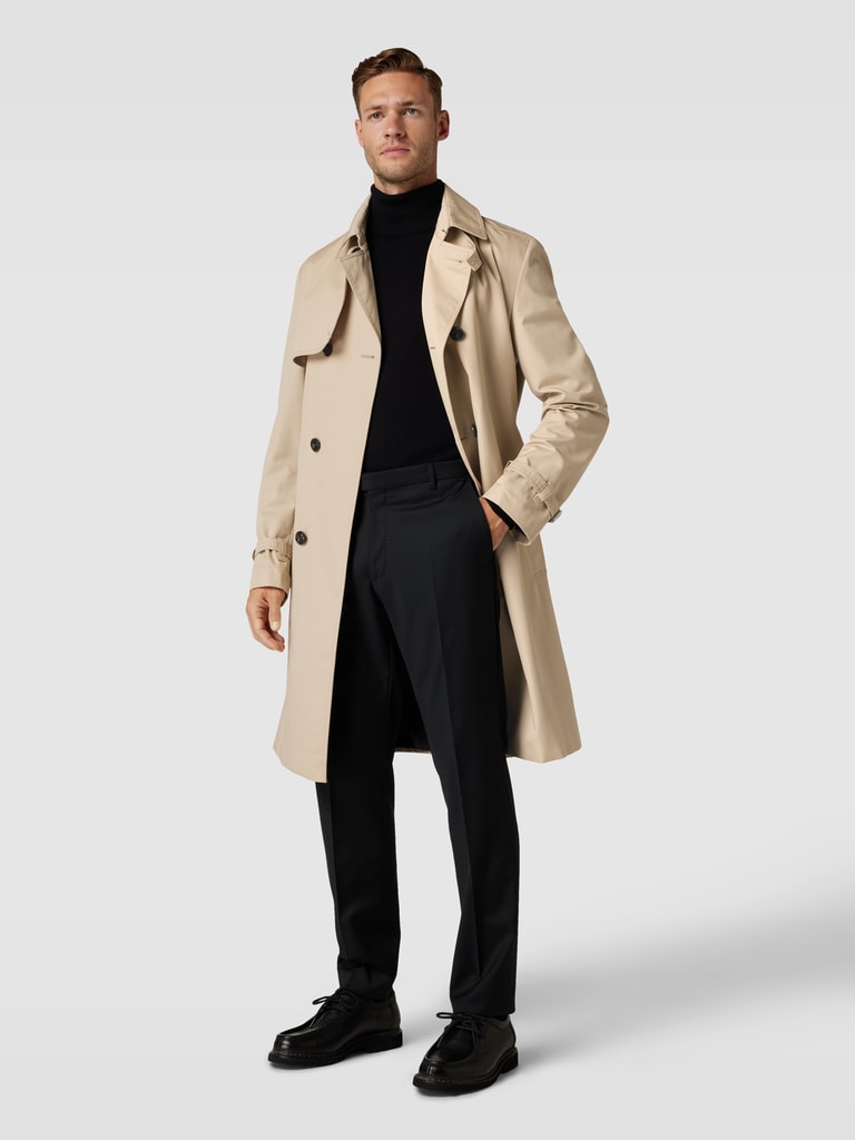 HUGO Mantel mit Umlegekragen Modell 'Maluks' (beige) online kaufen