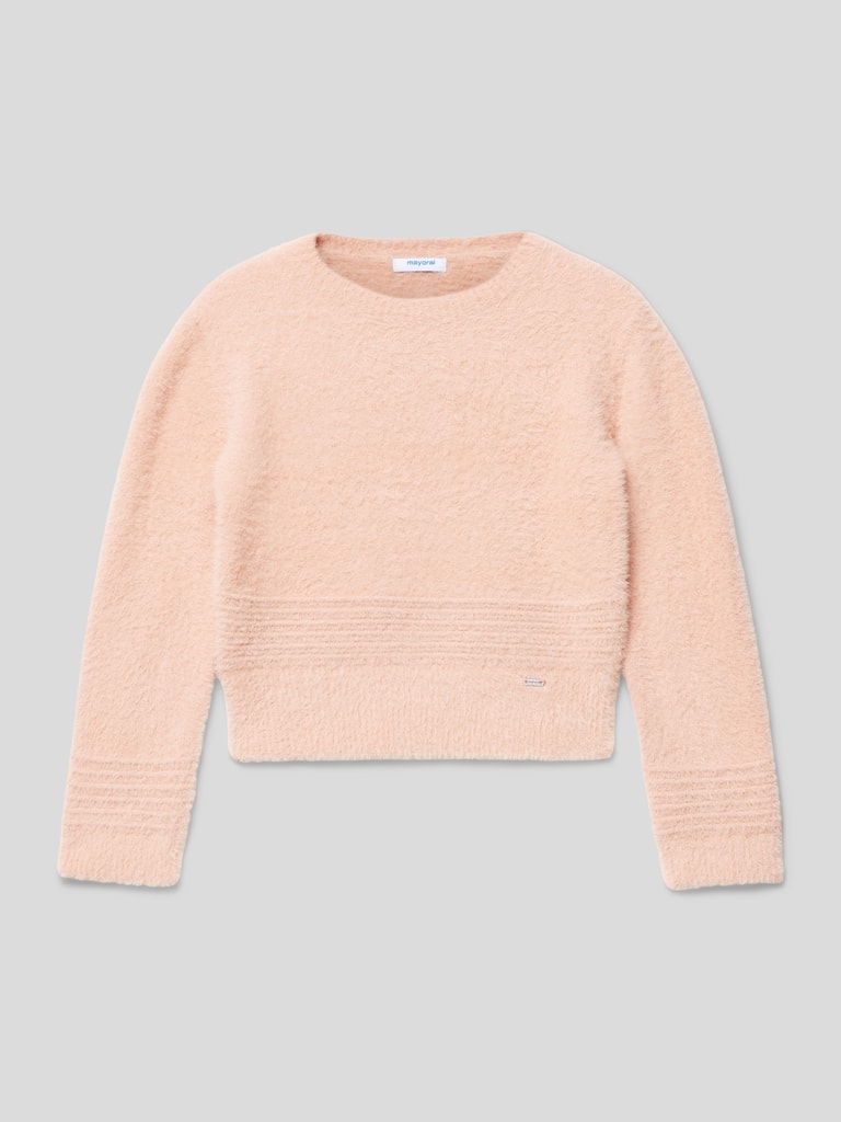 Mayoral Strickpullover in Fell-Optik (hellrosa) online kaufen