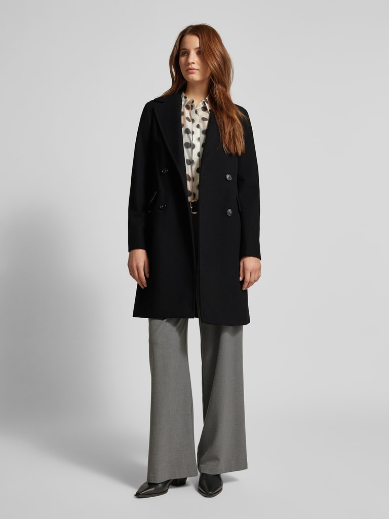 Mango Mantel mit Reverskragen Modell 'DALI' (black) online kaufen